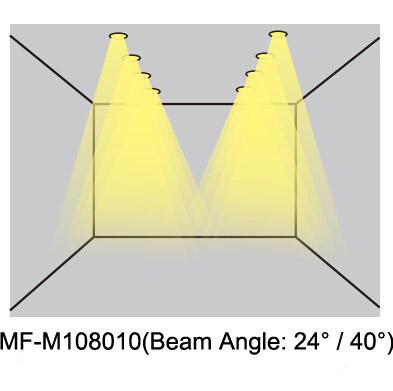 CRI 85 10watts Dimmable LED Down Lights , Beam Angle 24 deg / 40 deg ...