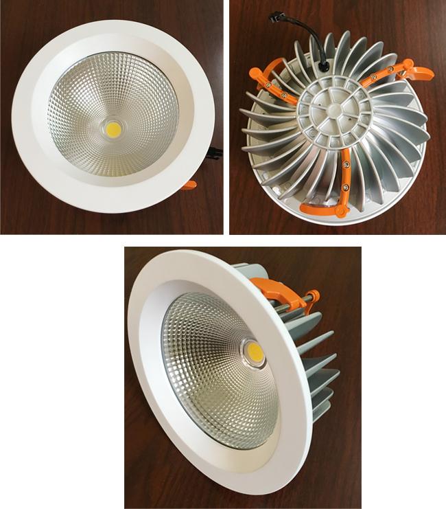 Waterpoof IP65 Recessed LED Down lights 8 INCH Cut Out 208mm 40W Warm white