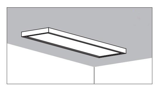 30W Suspended Mounted Triac dimmable Led Flat Panel