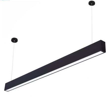 60W Linear Suspended Led Light Fixture , 90Ra Modern Linear Suspension ...